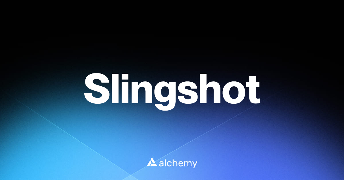 Slingshot - DeFi Dapps - Alchemy