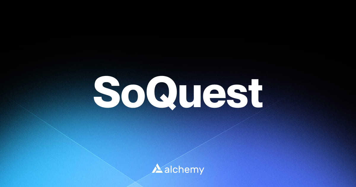 SoQuest - Web3 Service Providers - Alchemy