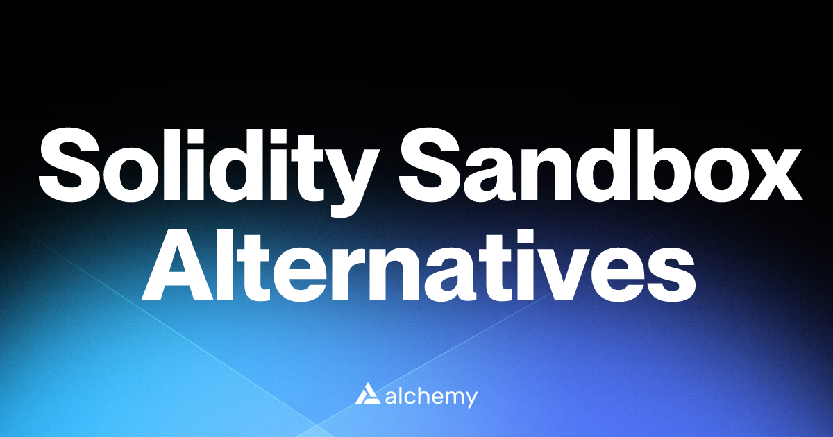 Find 33 Solidity Sandbox Alternatives (2025)