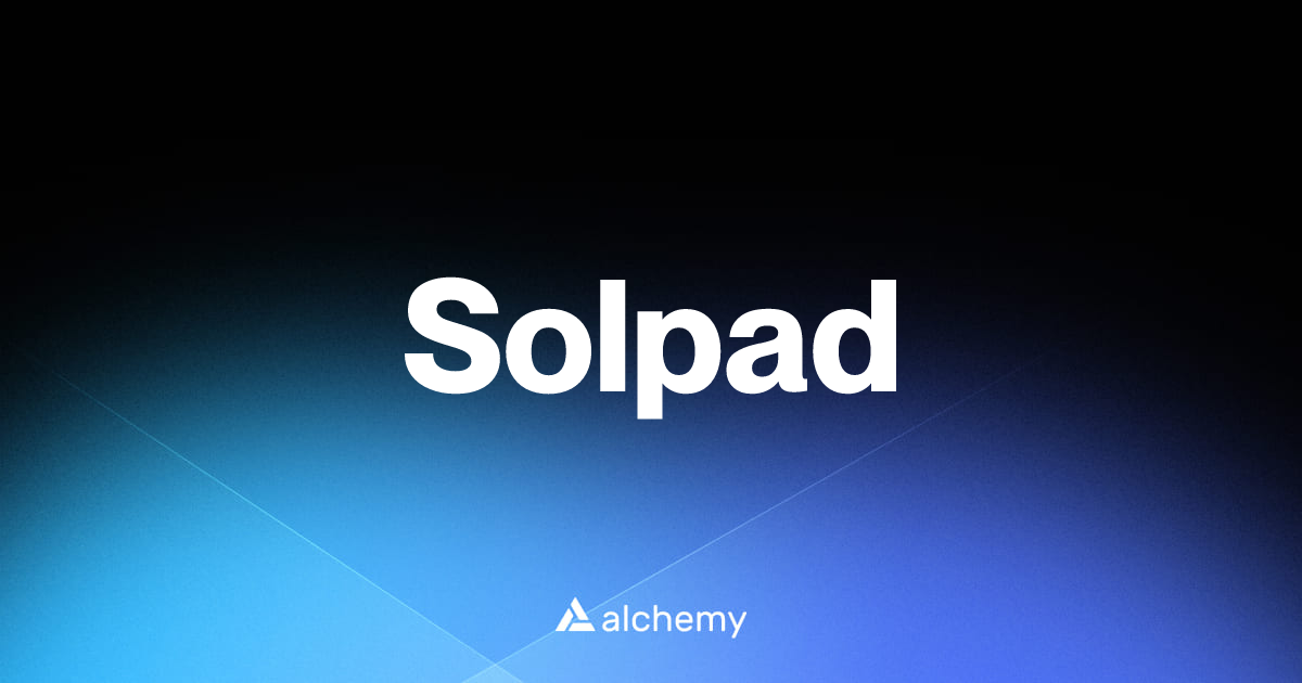 Solpad - NFT Tools - Alchemy