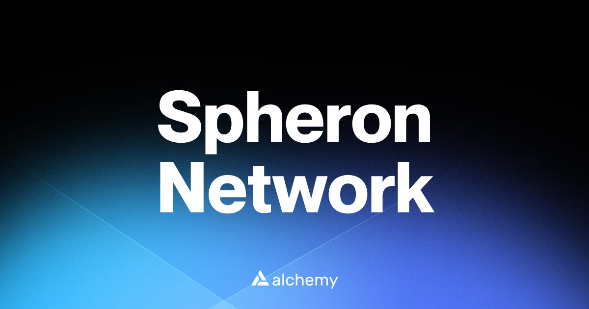 Spheron Network - Infrastructure Tools - Alchemy