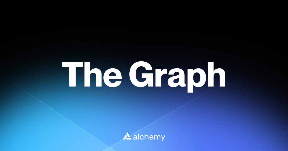 The Graph - Infrastructure Tools - Alchemy