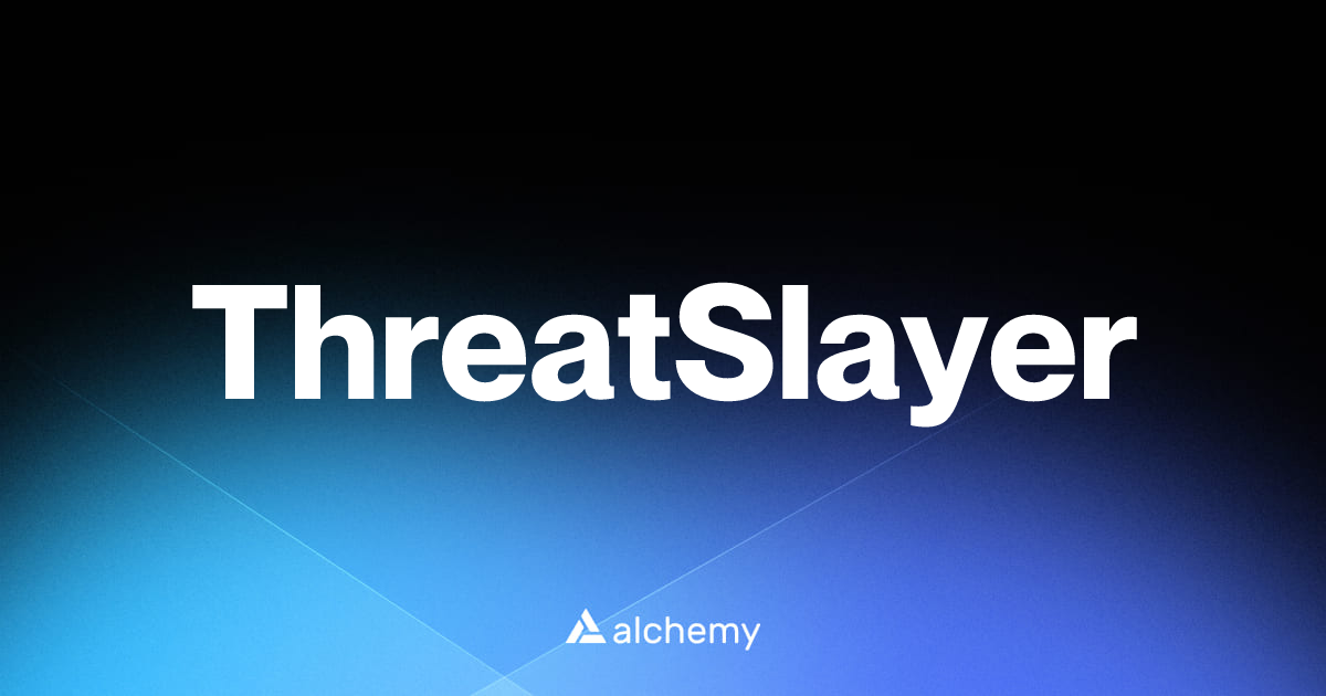 ThreatSlayer - Web3 Wallet Tools - Alchemy