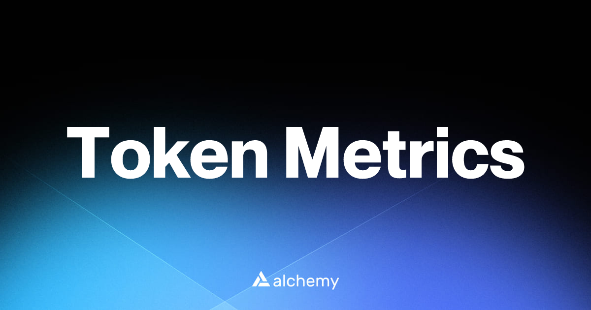 Token Metrics - DeFi Tools - Alchemy