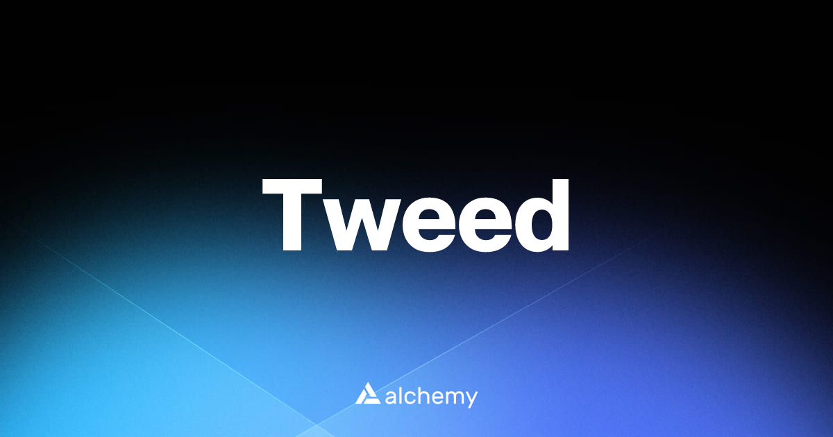 Tweed - Web3 Wallet Tools - Alchemy