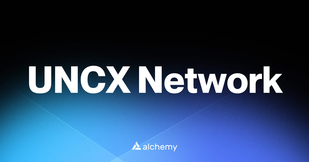 UNCX Network - Web3 Wallet Tools - Alchemy