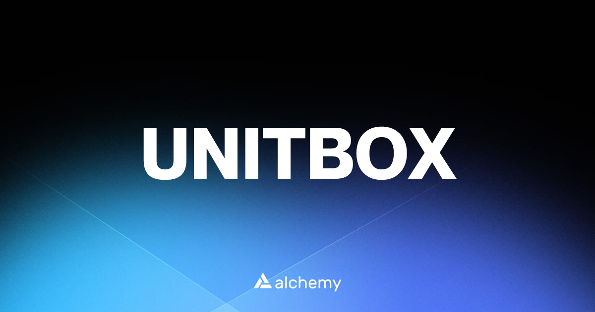 UNITBOX - NFT Dapps - Alchemy