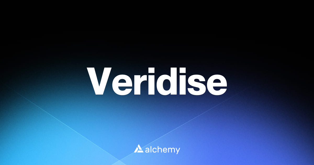 Veridise - Web3 Security Tools - Alchemy