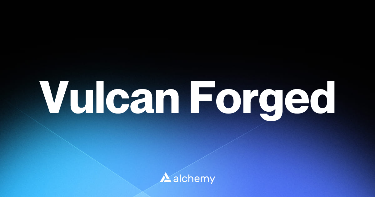 Vulcan Forged - Web3 Gaming Tools - Alchemy