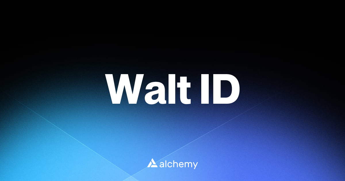Walt ID - Identity Tools - Alchemy