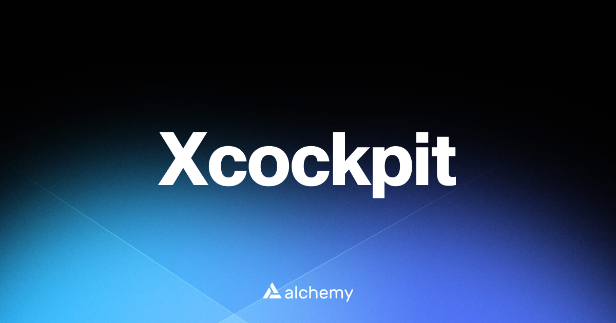 Xcockpit - Solidity Tools - Alchemy