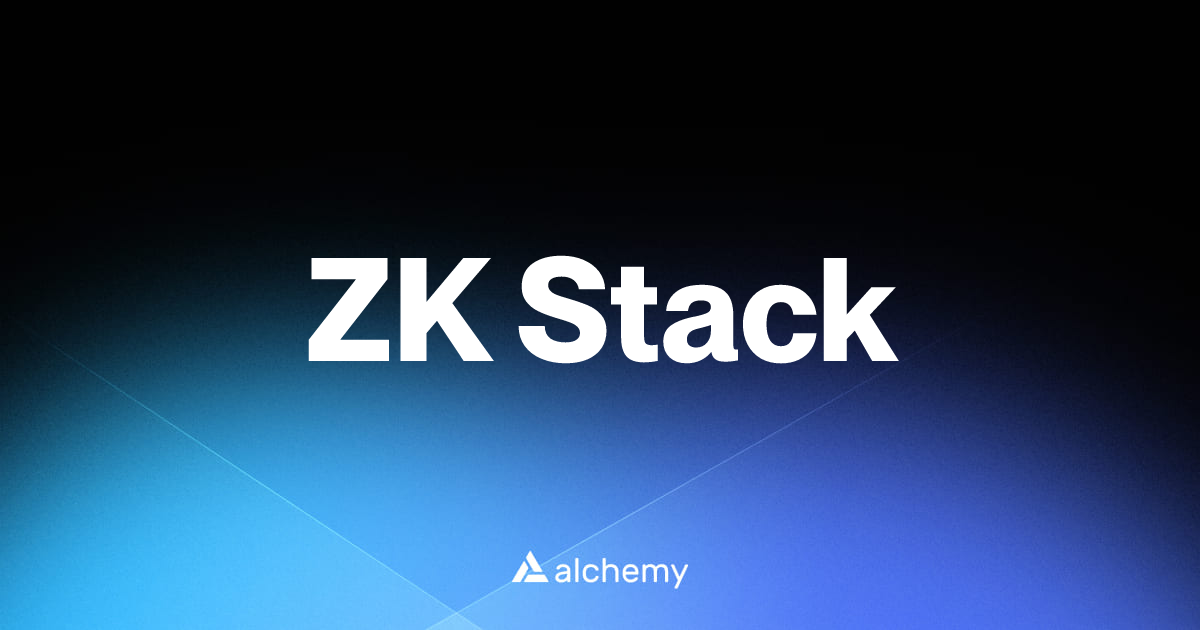 ZK Stack - RaaS Tools - Alchemy