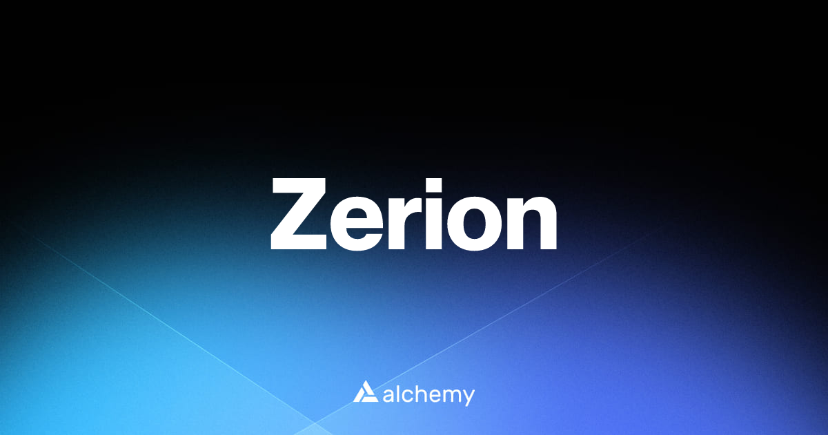 Zerion - Web3 Wallets - Alchemy