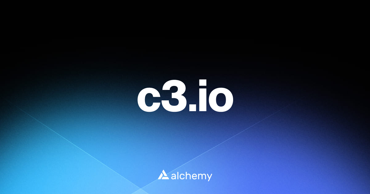 c3.io - DeFi Dapps - Alchemy