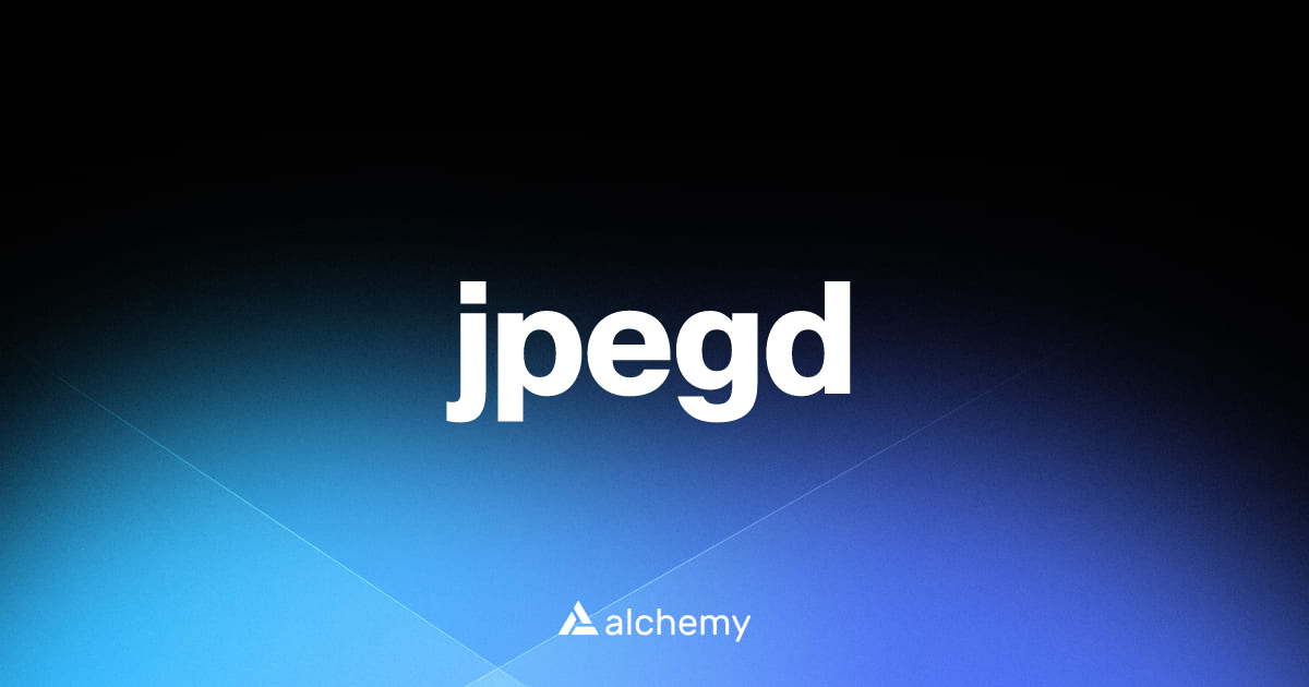 jpegd - NFT Dapps - Alchemy