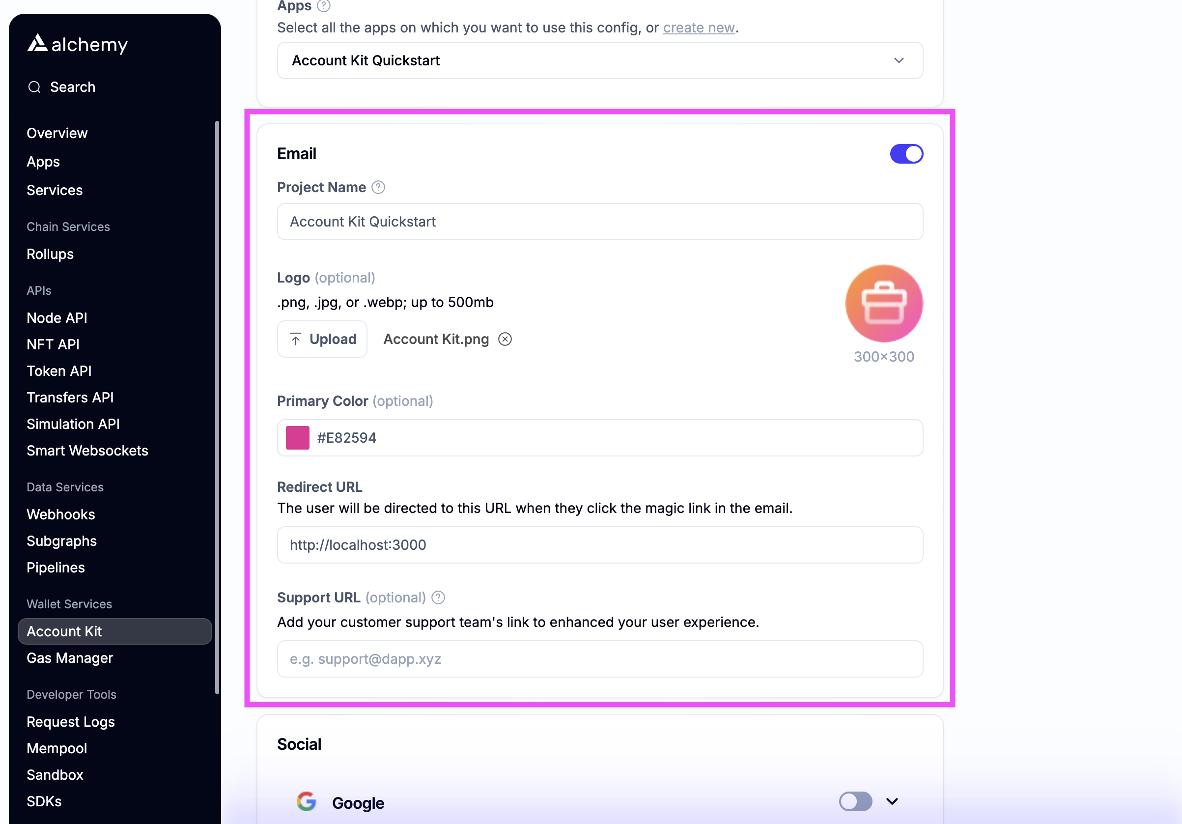 Core Quickstart | Alchemy Docs