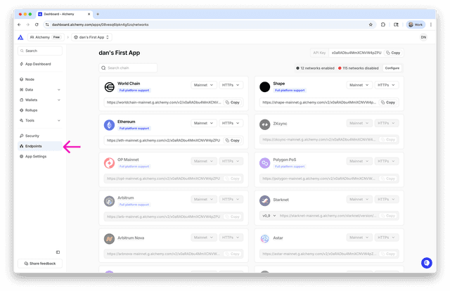 Create an Alchemy API Key | Alchemy Docs